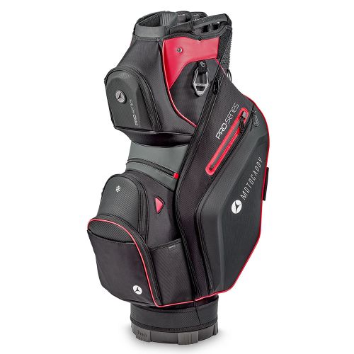 Motocaddy PRO SERIES Cart Bag Black Red | Silvermere Golf