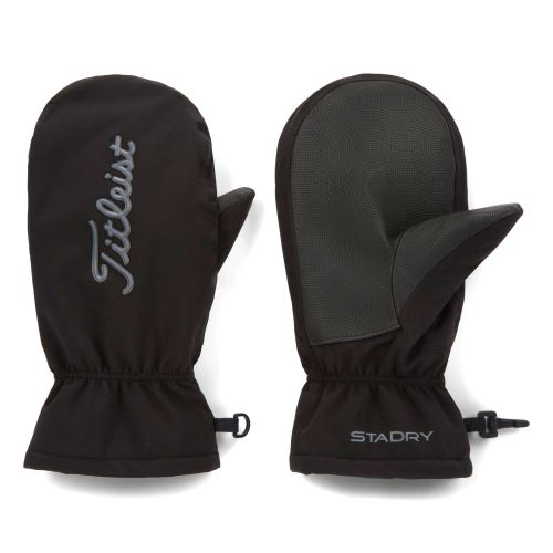 Titleist StaDry Cart Mitts Black Charcoal | Silvermere Golf