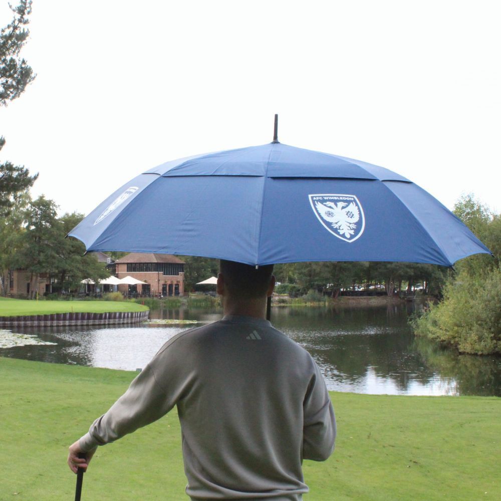 ASBRI GOLF AFC Wimbledon Tour Dry Umbrella | Silvermere Golf