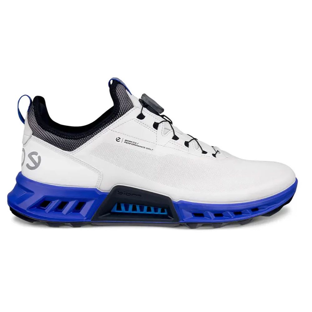 Ecco Biom C4 Hybrid Golf Shoes White Virtual Blue 130424 61109 | Silvermere Golf
