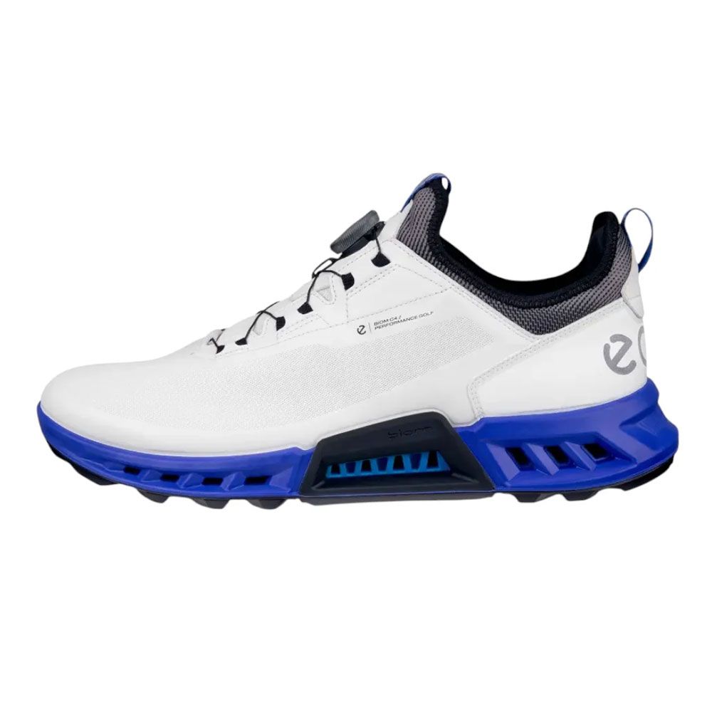 Ecco Biom C4 Hybrid Golf Shoes White Virtual Blue 130424 61109 ...