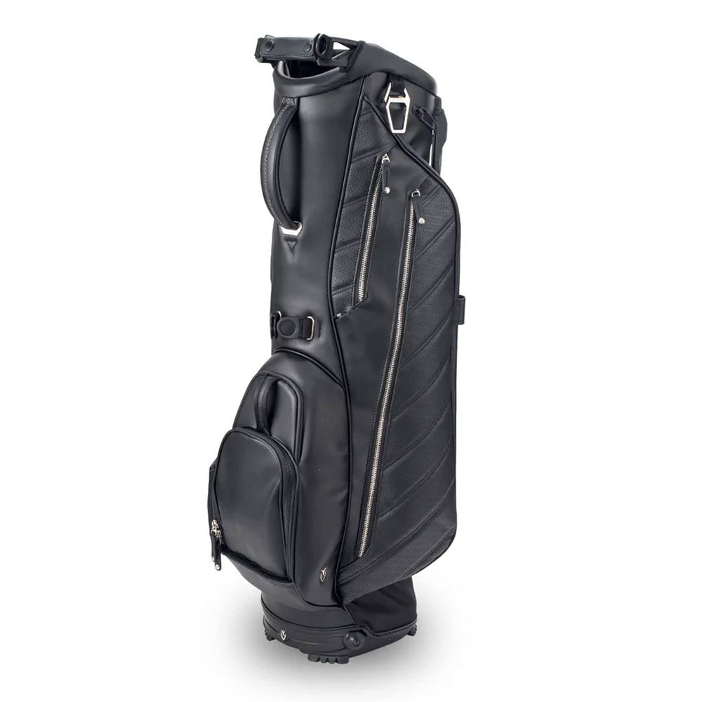 Vessel VLS LUX Stand Bag Perforated Black | Silvermere Golf